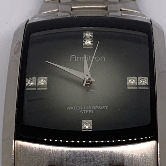 Armitron | Accessories | Armitron Crystal Accented Dial Stainless Watch ...